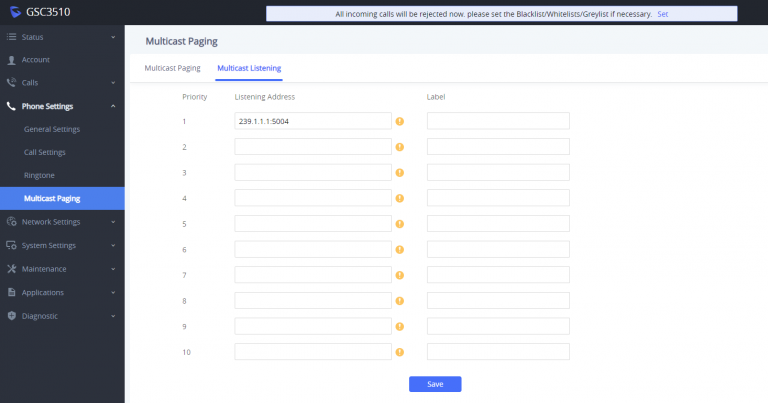How to set up Grandstream paging speakers for music - Bluechip Infotech ...