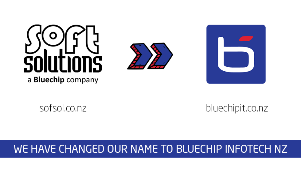 Soft Solutions is Rebranding on November 1st - Bluechip Infotech New Zealand Limited